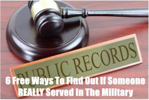 6 Free Ways To Check If Someone Was In The Military / Verify Service