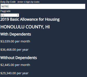 BAH Calculator 2023 [Army, Navy, Air Force, USMC, & USCG]