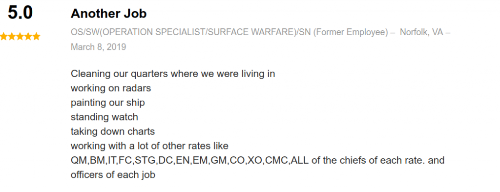 Navy Operations Specialist (OS): 2022 Career Details