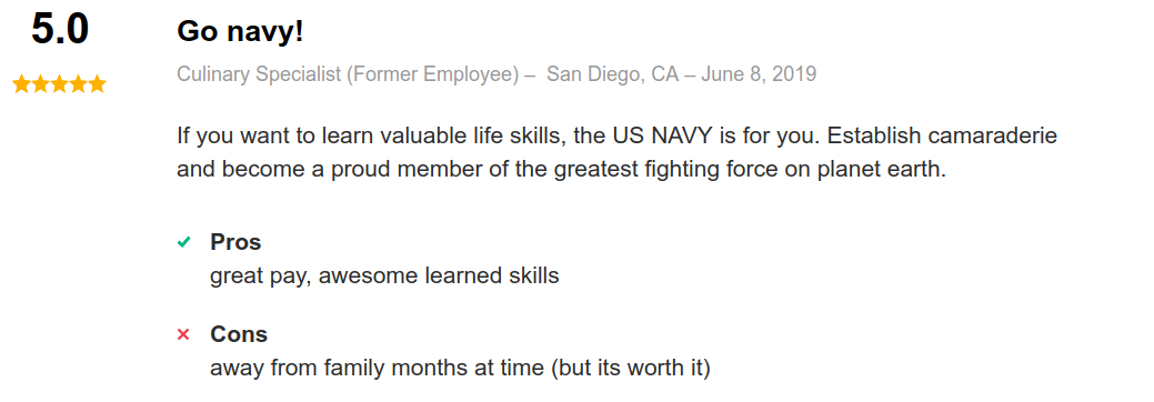 Navy Culinary Specialist (CS): 2023 Career Details