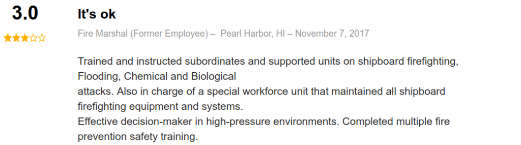 Navy Damage Controlman (DC): 2022 Career Details