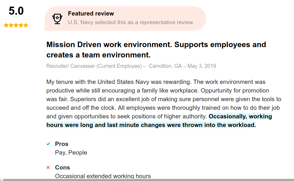 Navy Boatswain's Mate (BM): 2022 Career Details