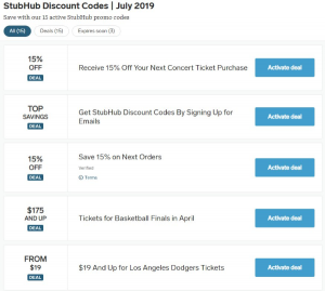 StubHub Military Discount for 2023: Coupon Code Options