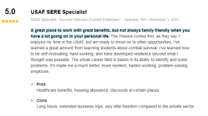 Air Force SERE Specialist (1T0X1): 2023 Career Profile