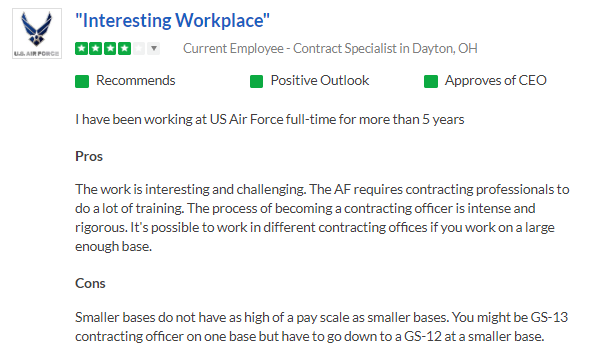 Air Force Contracting (6C0X1): Career Details - Operation Military Kids