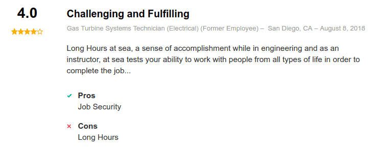 Navy Gas Turbine Systems Technician (GSM / GSE): 2022 Career Details