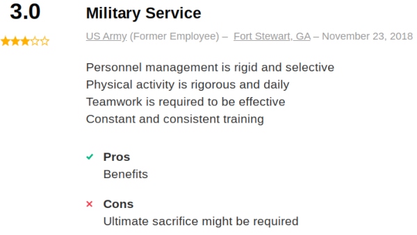 Army Cavalry Scout (MOS 19D): 2022 Career Details