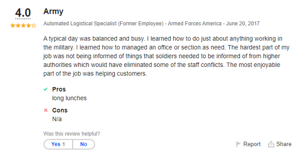 Army Automated Logistical Specialist (MOS 92A): Career Details ...