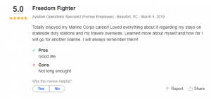 Marine Aviation Operations Specialist (MOS 7041): 2022 Career Details