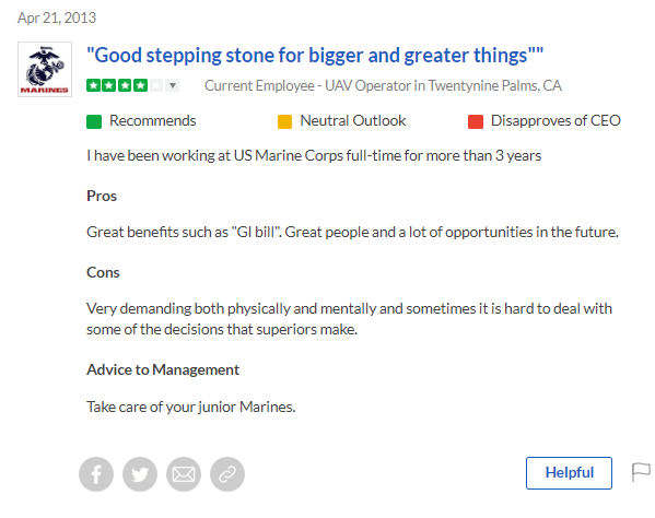 Marines Corps UAS Operator (MOS 7314): Career Details - Operation ...