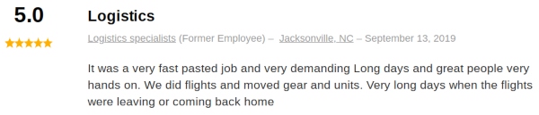 Logistics/Embarkation Specialist (MOS 0431): 2022 Career Details