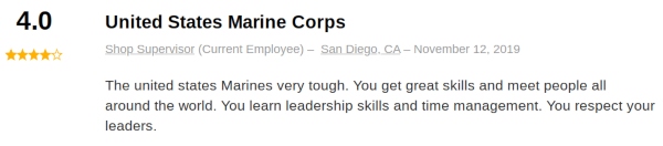 Marine Corps Combat Correspondent (MOS 4341): 2022 Career Details