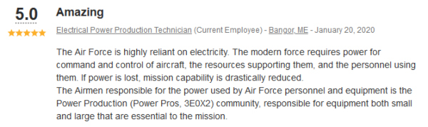 Air Force Electrical Power Production (3E0X2) - Operation Military Kids