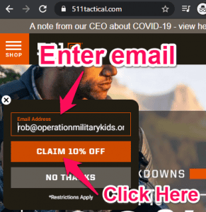 5.11 Tactical Military Discount - Operation Military Kids