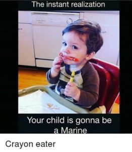 US Marines and Crayons: Do They Really Eat Them?