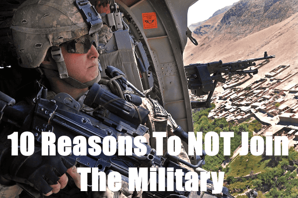 10 Reasons to NOT Join the Military in 2023 - Operation Military Kids