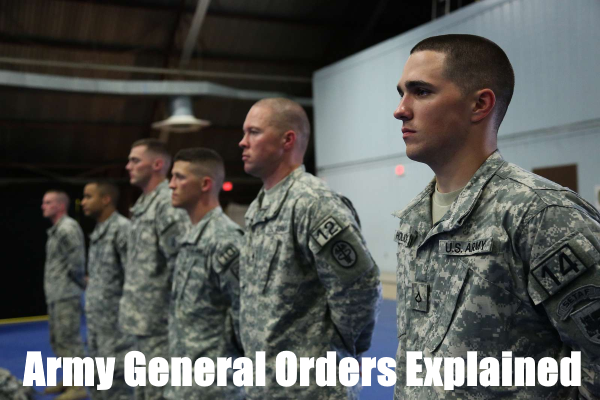 3 Army General Orders Explained - Operation Military Kids